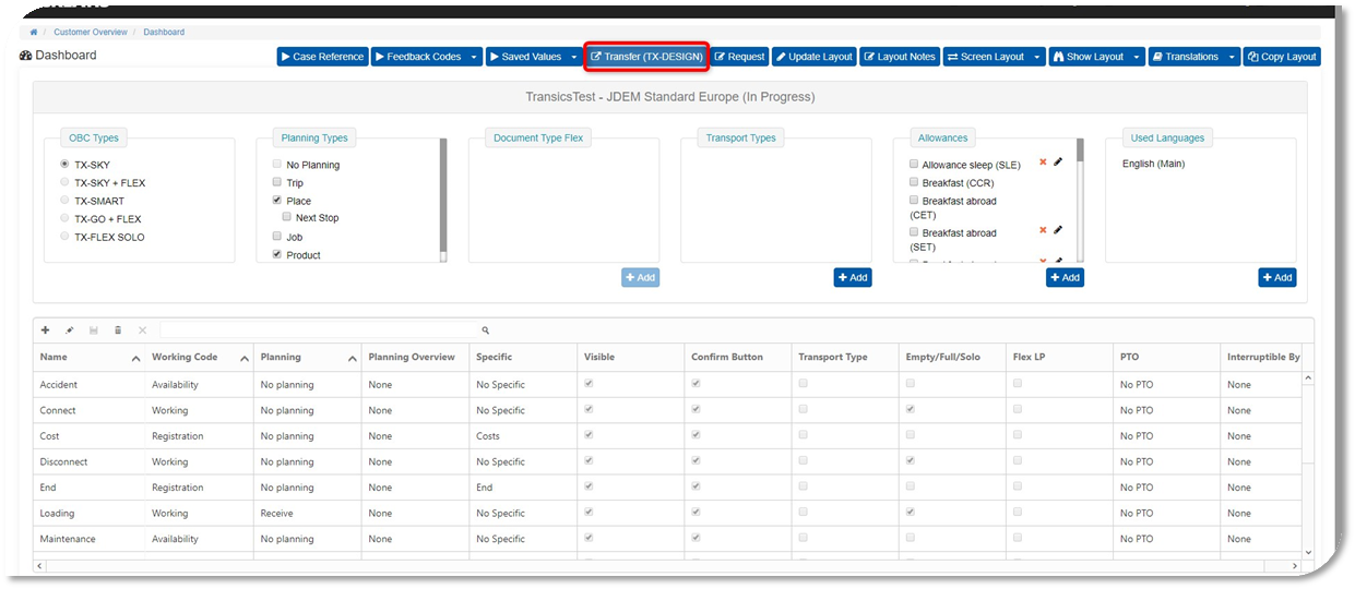 TX-Creatis: How do I transfer my Layout to TX-Design